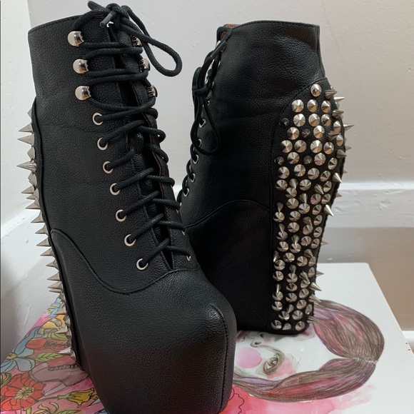 Jeffrey Campbell | Shoes | Jeffrey Campbell Damsel Spiked Platform ...
